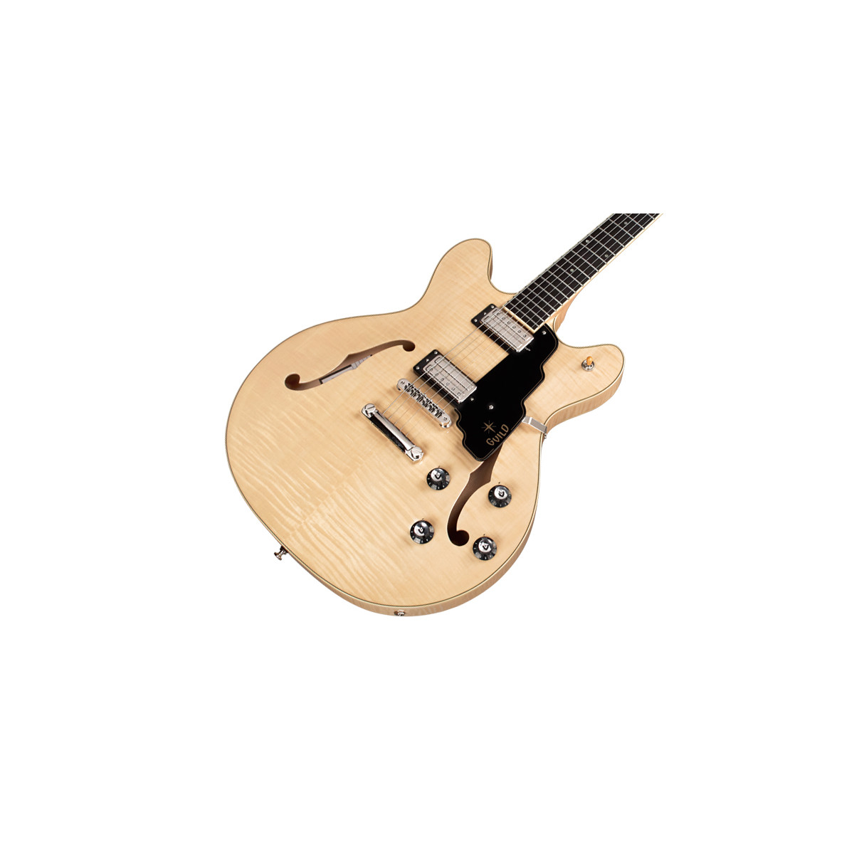GUILD Starfire IV ST Flamed Maple Natural - Electric Guitars Electric ...